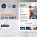 Product Sheet Template Canva, Flyer Product Data Sheet, MS Word ...