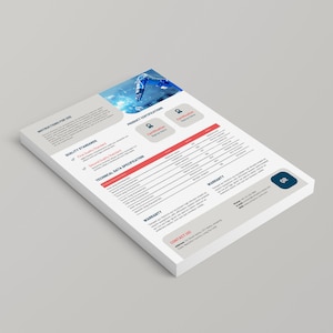 Product Sheet Template Canva Flyer, Product Template Marketing Sheet ...