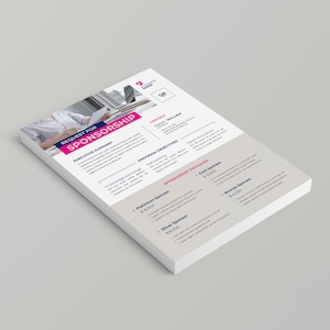 Flyer Sponsorship Request Template Canva, Flyer Event Fundraiser ...