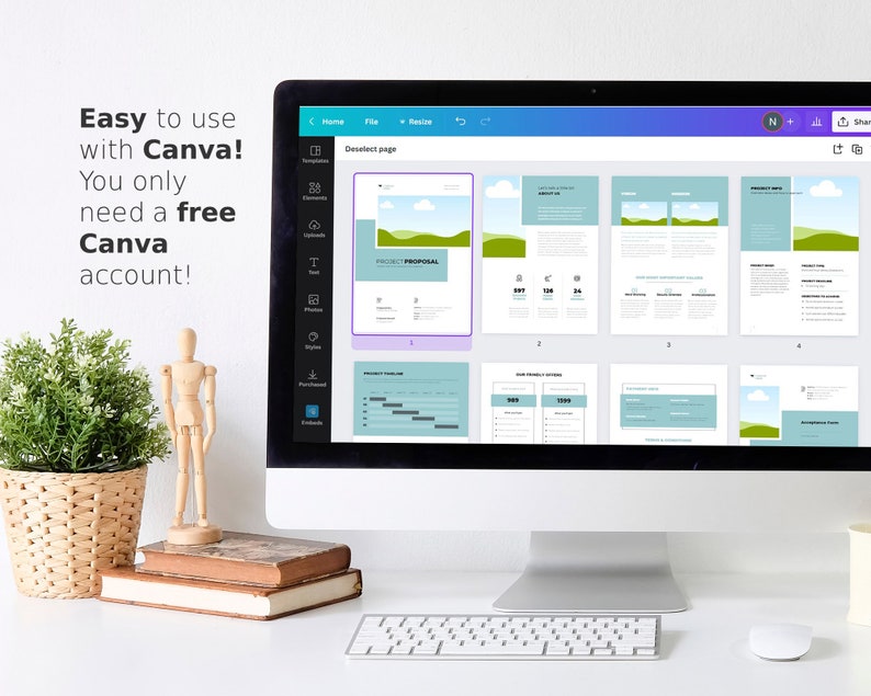 Brief Project Proposal Canva | Business Proposal Word | Client Proposal ...