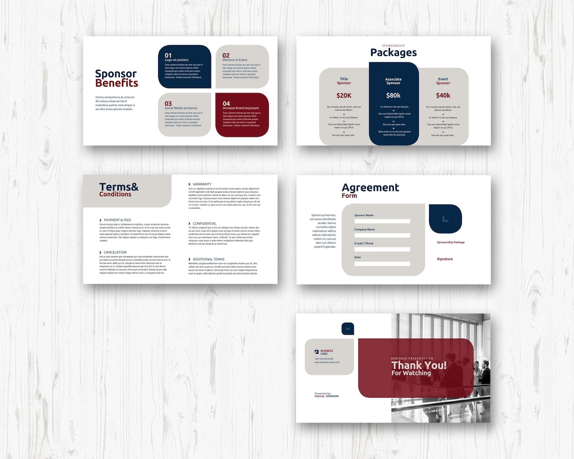 Sponsorship Proposal Presentation Canva Template, Proposal Pitch ...