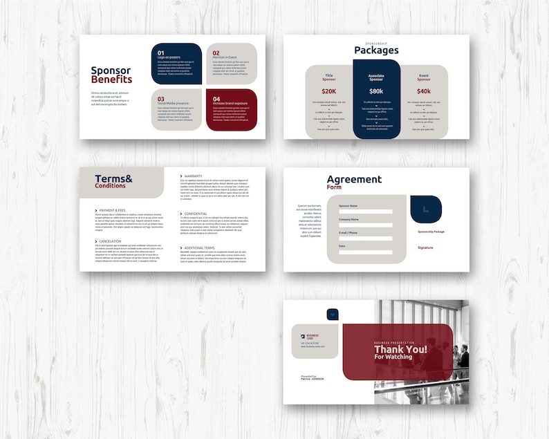 Sponsorship Proposal Presentation Canva Template, Proposal Pitch ...