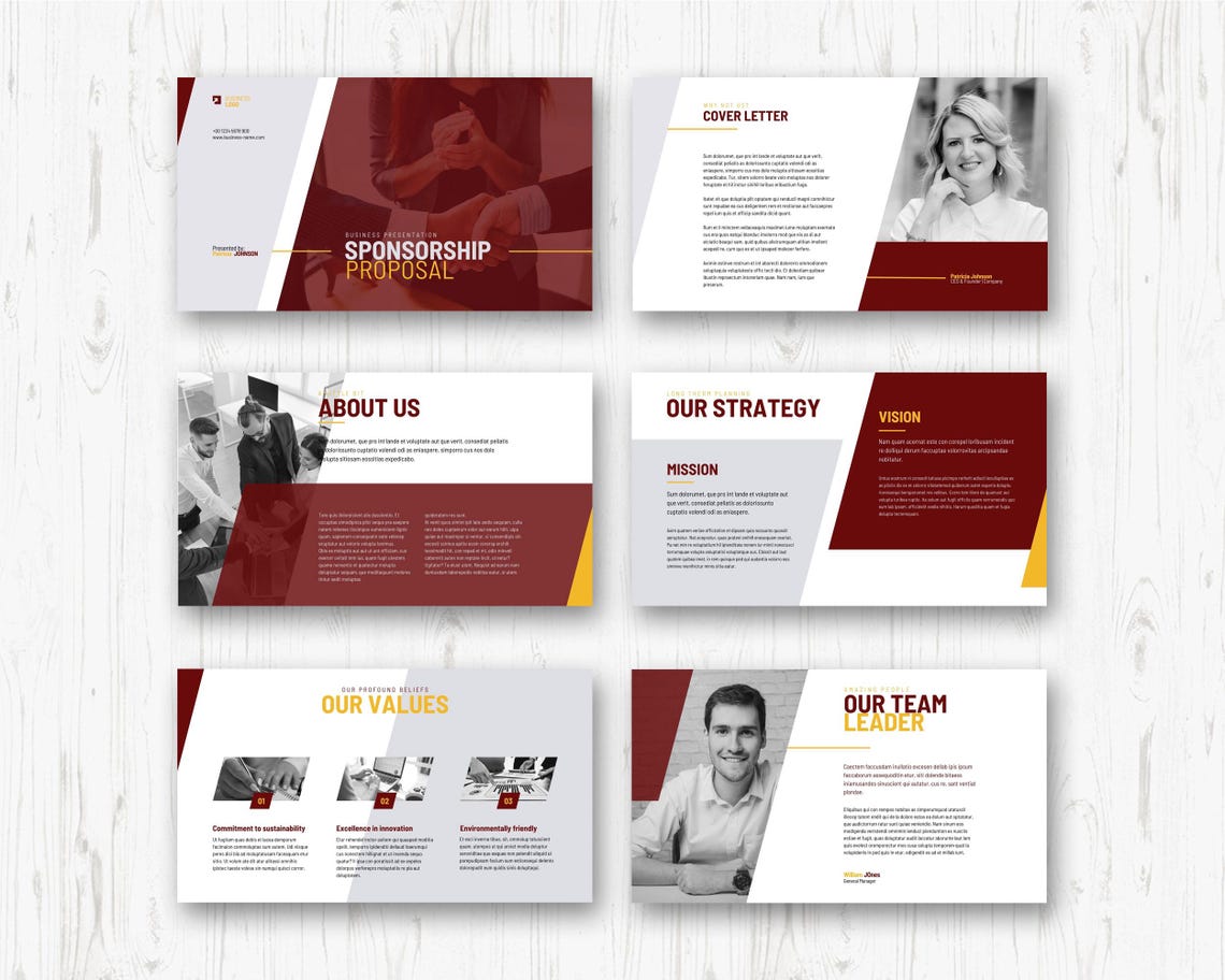Sponsorship Proposal Presentation Canva Template, Proposal Pitch ...