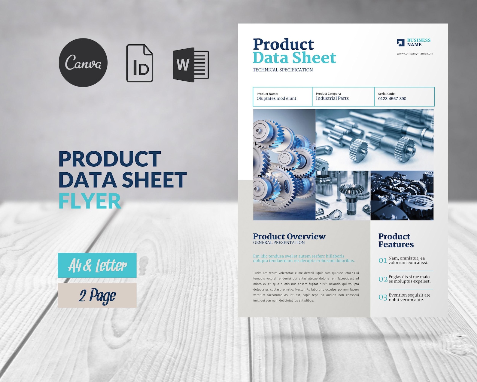 Product Sheet Template Canva, Flyer Product Template Marketing Sheet ...