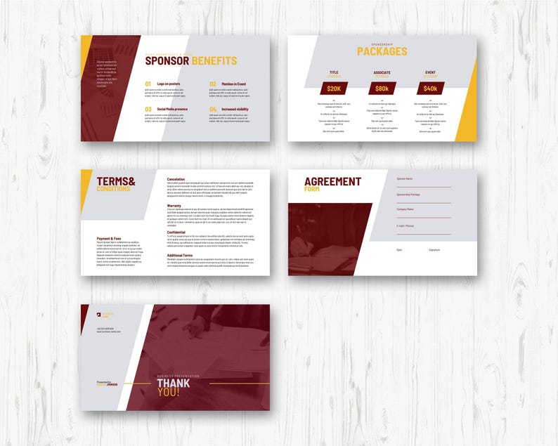 Sponsorship Proposal Presentation Canva Template, Proposal Pitch ...