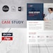 Company Case Study Template Canva, Brochure Template Word Client ...