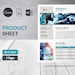 Product Sheet Template Canva, Flyer Product Data Sheet, Product ...