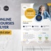 Course Launch Flyer Template, Coaching Flyer DIY Canva, Flyer Course ...