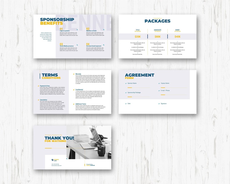 Sponsorship Proposal Presentation Canva Template, Sponsorship Request ...