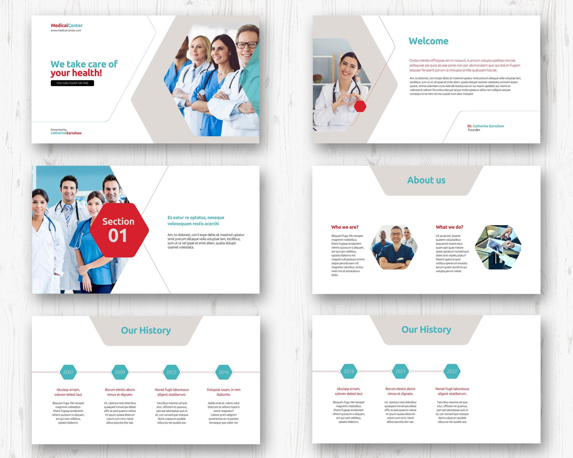 Healthcare Medical Slide Deck Template Canva, Medical Business ...