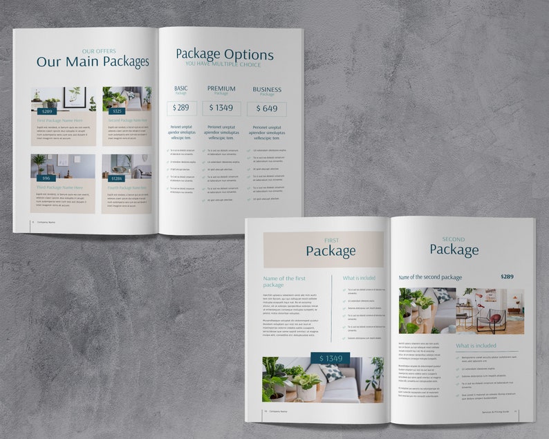 Services & Pricing Guide Template Canva, New Client Welcome Packet ...