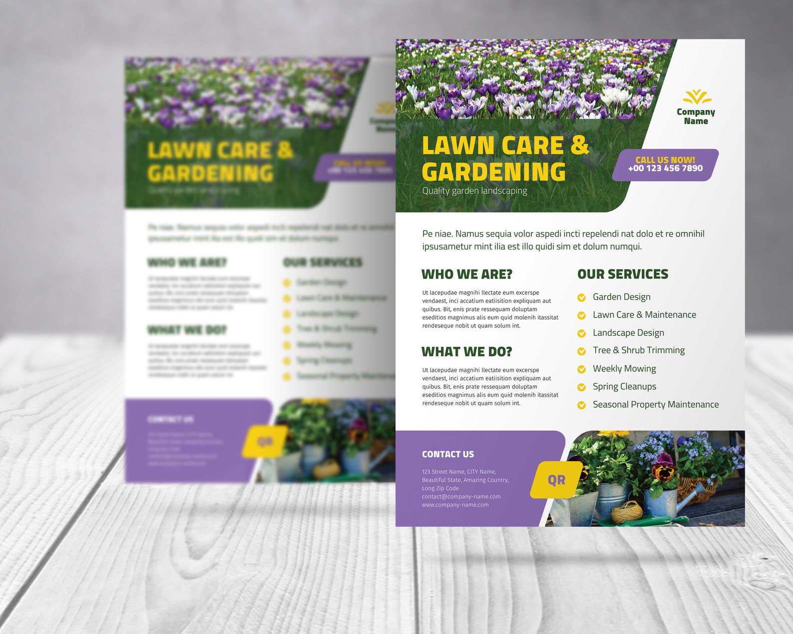 Poster Gardening Services Flyer Template Canva Editable, Landscaping ...