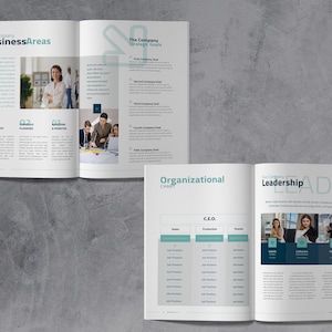 Annual Report Canva Template, Whitepaper Design, Marketing Reports ...