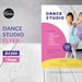 Dance Studio Flyer Template Canva Editable, Kids Dance Classes Ballet ...