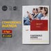 Event Conference Brochure Template, Canva Conference Agenda, Conference ...