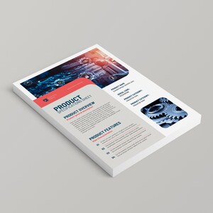 Product Sheet Template Canva Flyer, Product Template Marketing Sheet ...