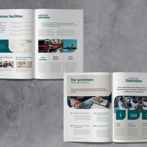 Conference Agenda Template Canva, Business Event Brochure Canva ...