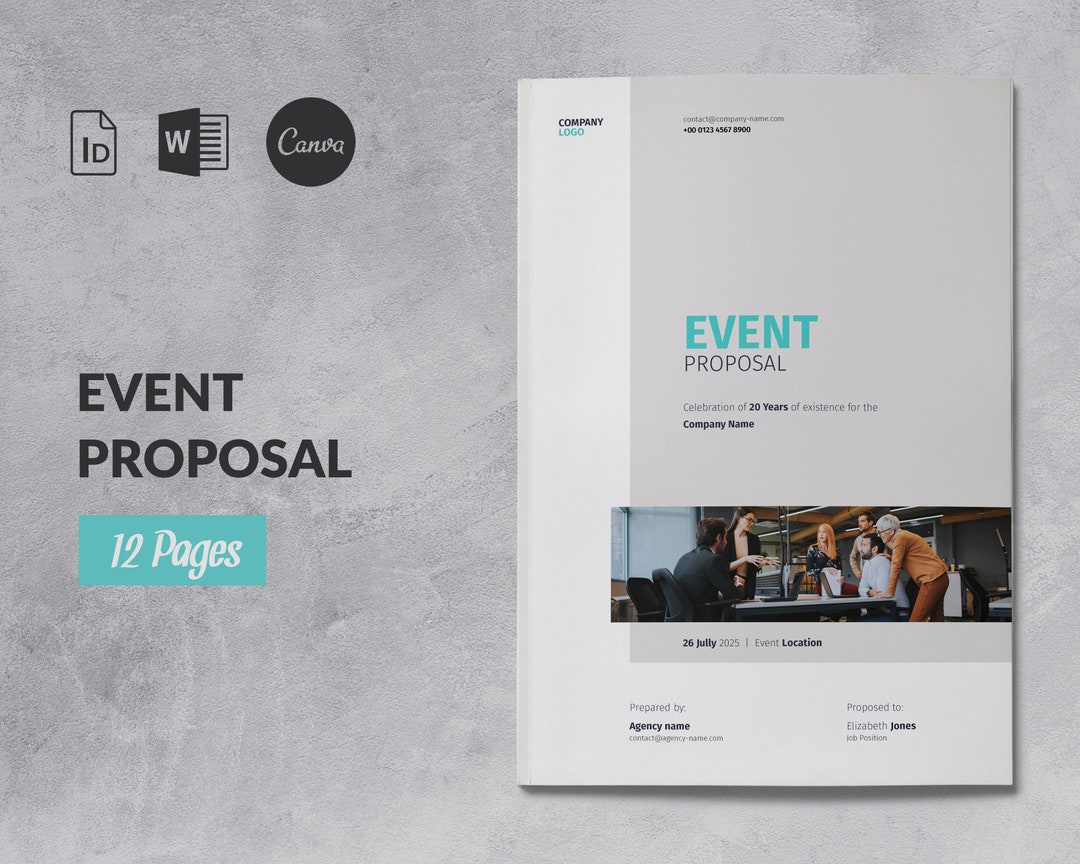 Event Planner Proposal Template, Event Management Proposal Canva ...