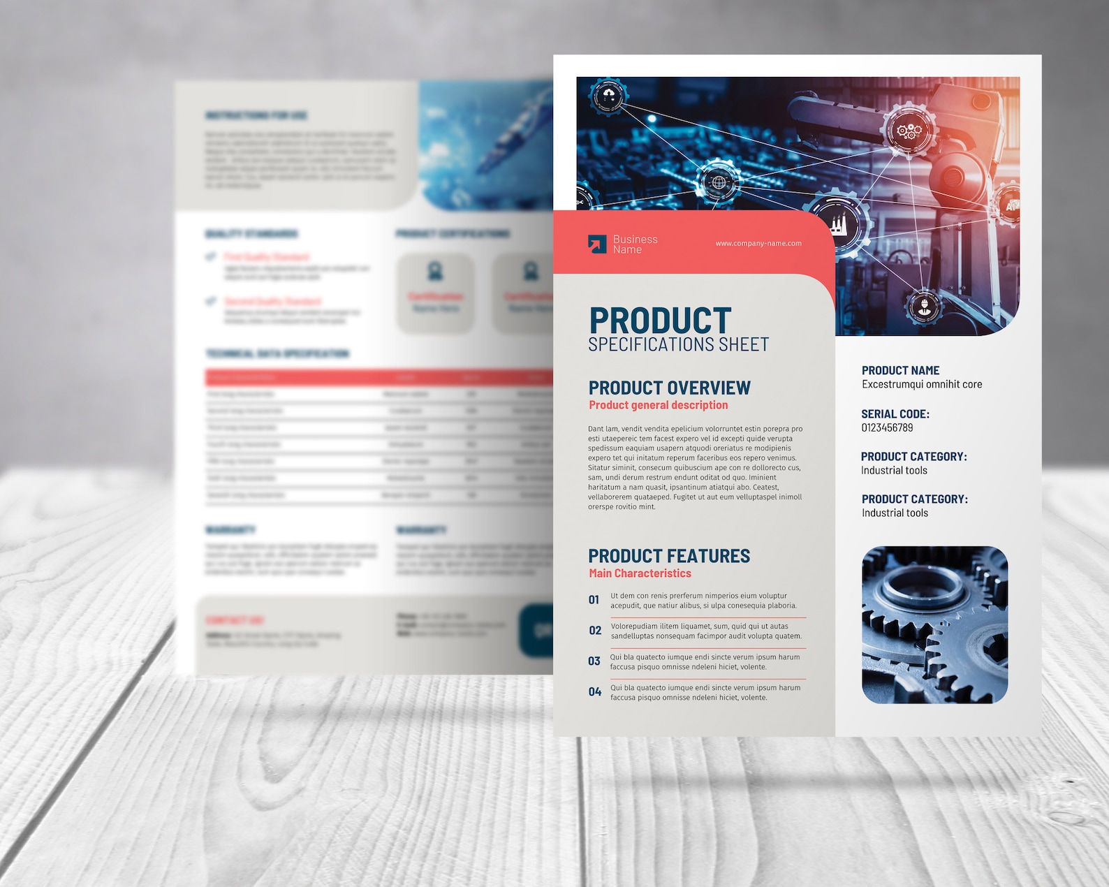 Product Sheet Template Canva Flyer, Product Template Marketing Sheet ...