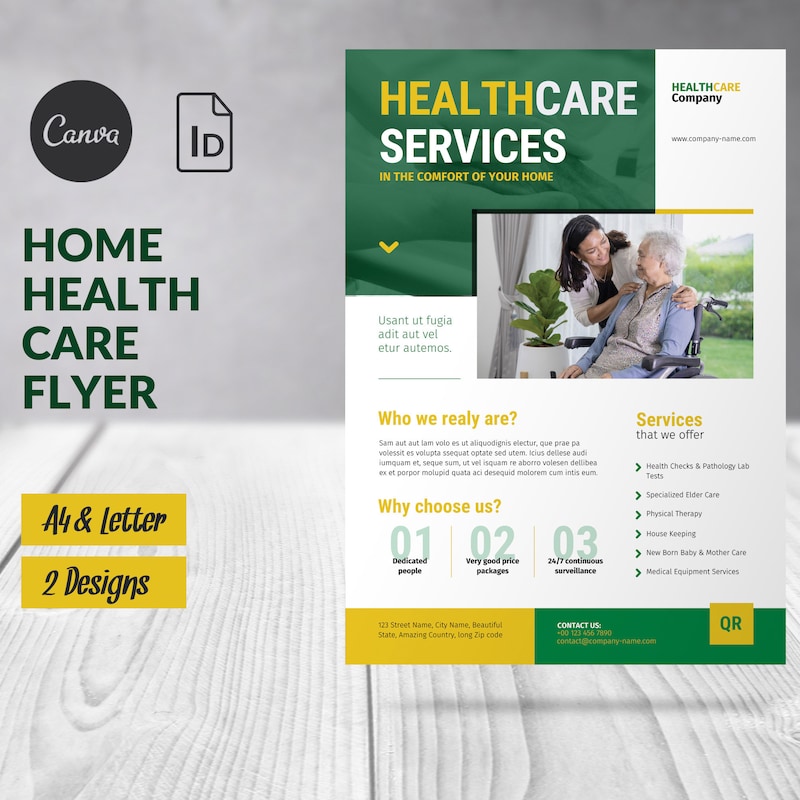 Home Care Flyer - Etsy