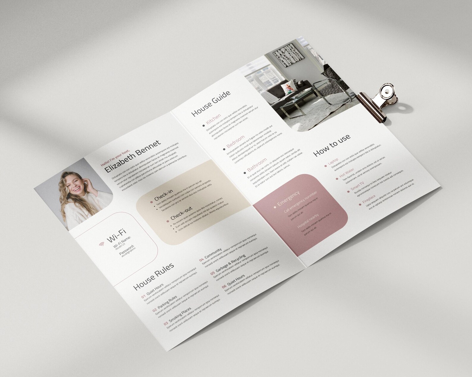 Airbnb Welcome Book Template Canva, Airbnb Checklist House Rules Manual ...