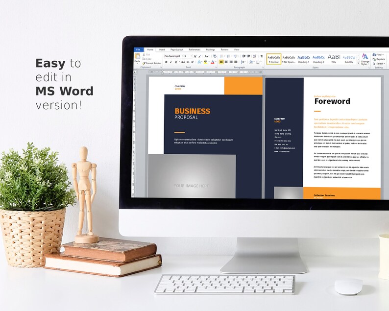 Business Proposal Template, Canva Project Proposal, MS Word Business ...