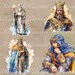 24 Medieval Watercolor Characters Clipart. Renaissance Themed High ...