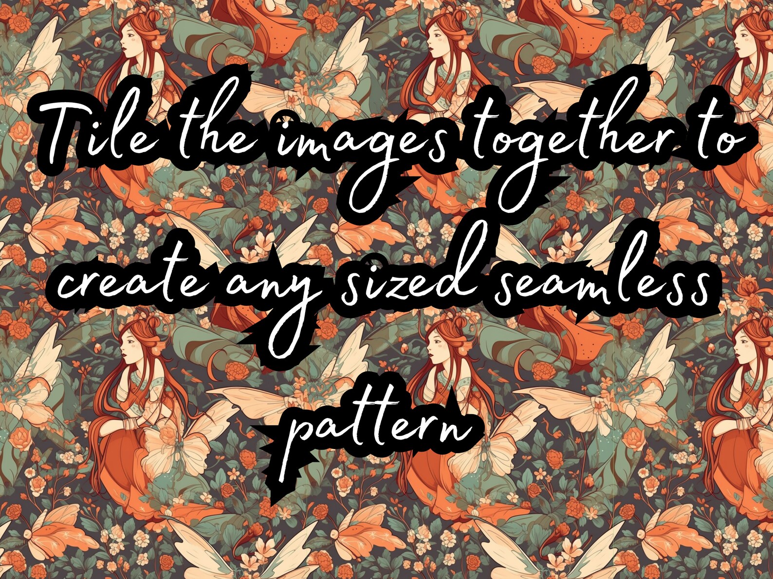 Medieval/renaissance Themed Seamless Pattern, Digital Download Paper ...