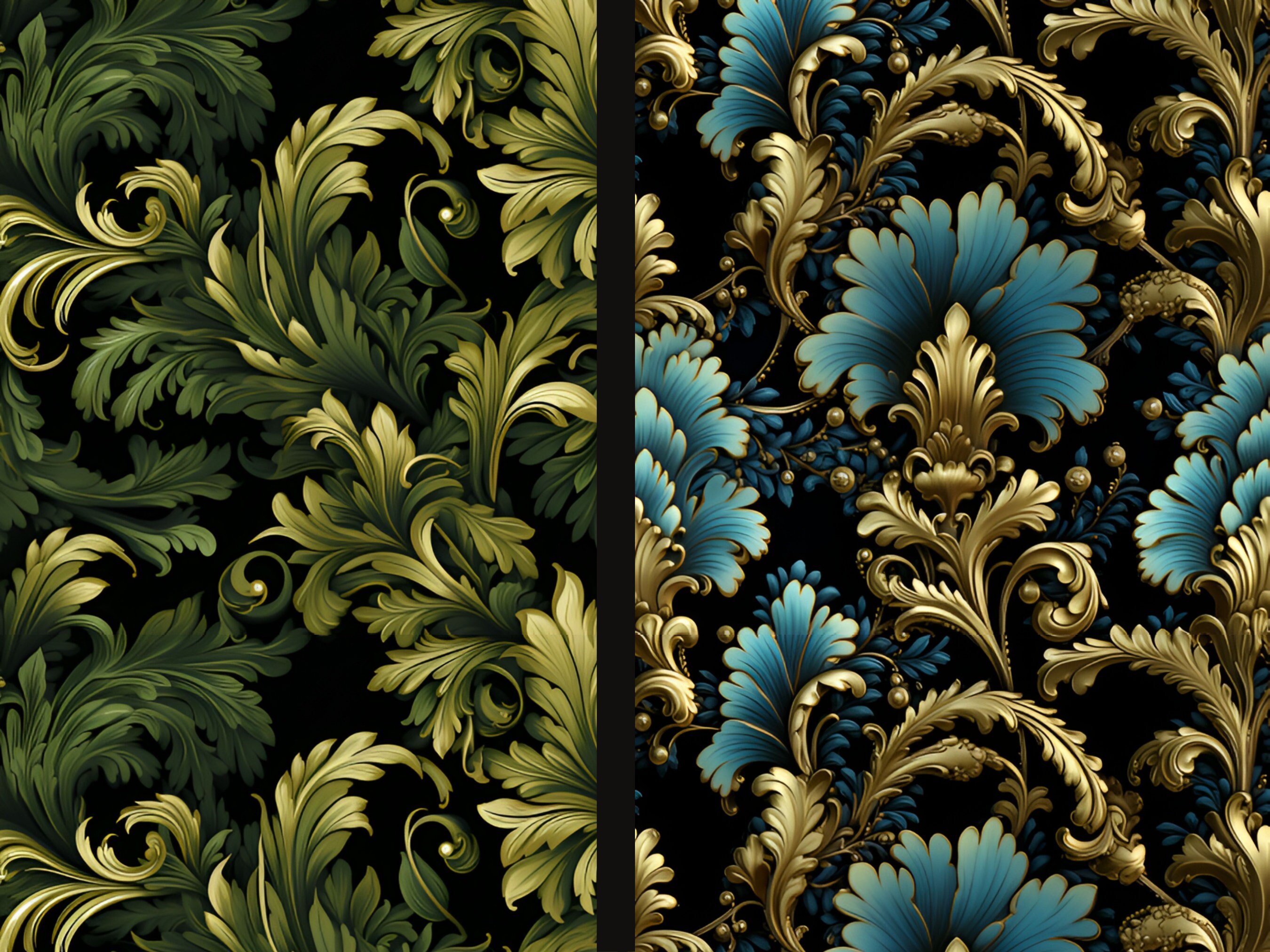 Gothic Wallpaper, Seamless Gothic Digital Paper, High Resolution 12x12 ...