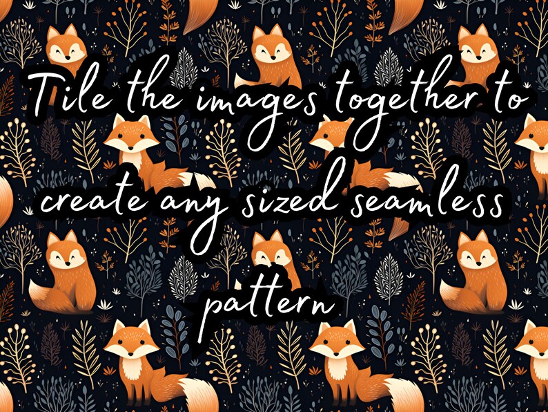 50 Autumn and Fall Seamless Patterns Bundle, Digital Paper 12x12 ...