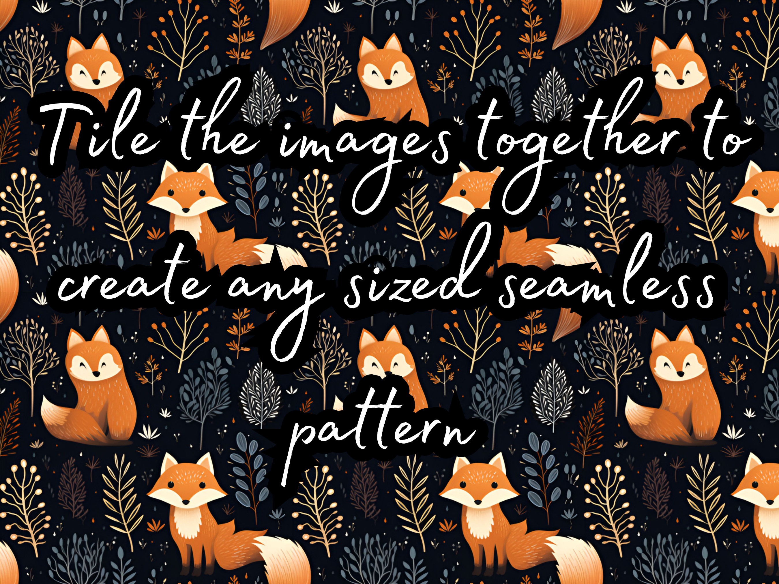 50 Autumn and Fall Seamless Patterns Bundle, Digital Paper 12x12 ...