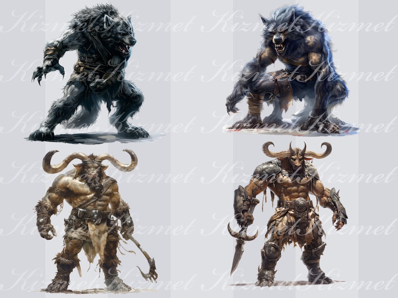 24 Dark Fantasy Clipart, PNG Instant Download, Commercial Use, Gothic, Fun Downloads, Scrapbook ...