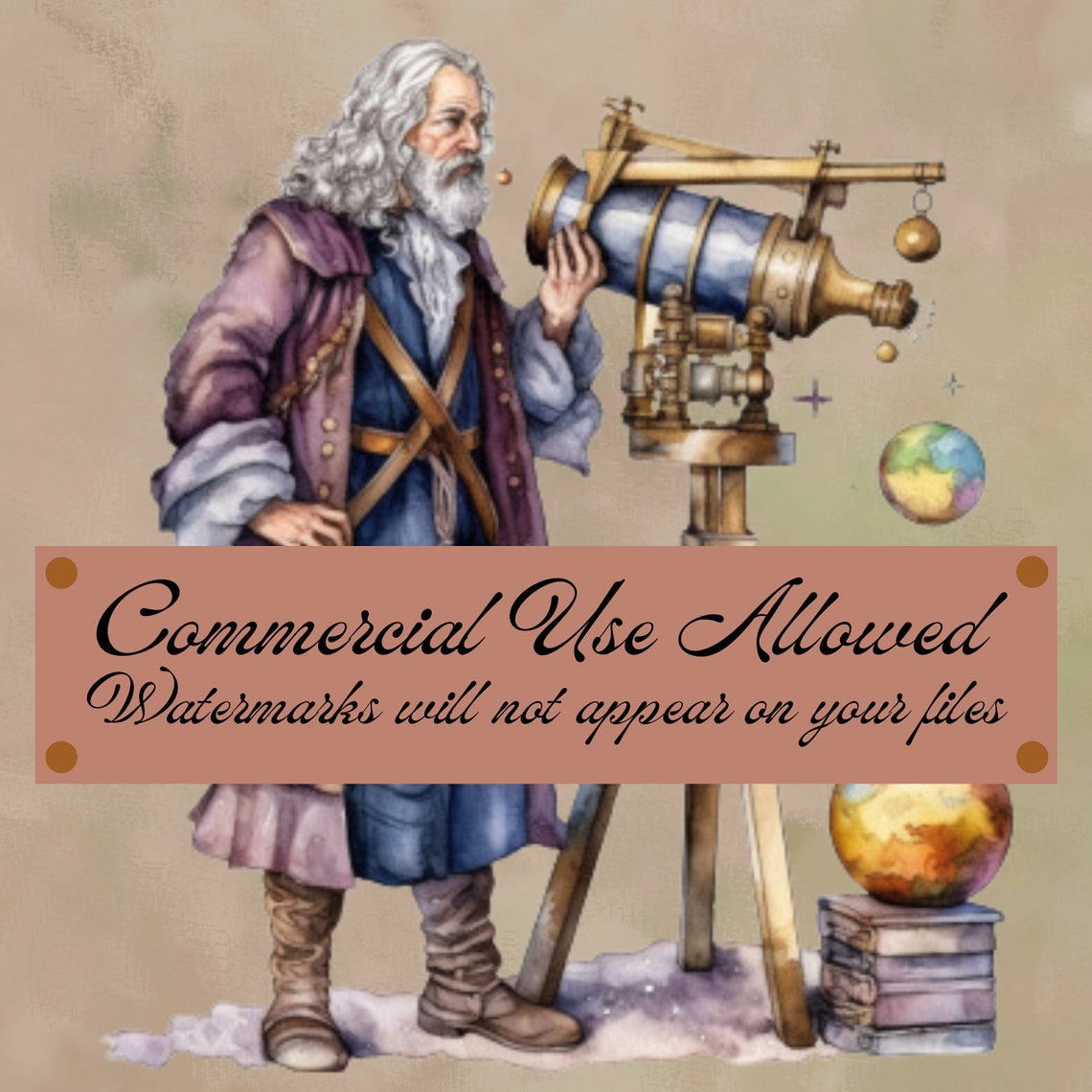 Medieval and Renaissance Themed Clipart, 300 Dpi, Beautiful Watercolor ...