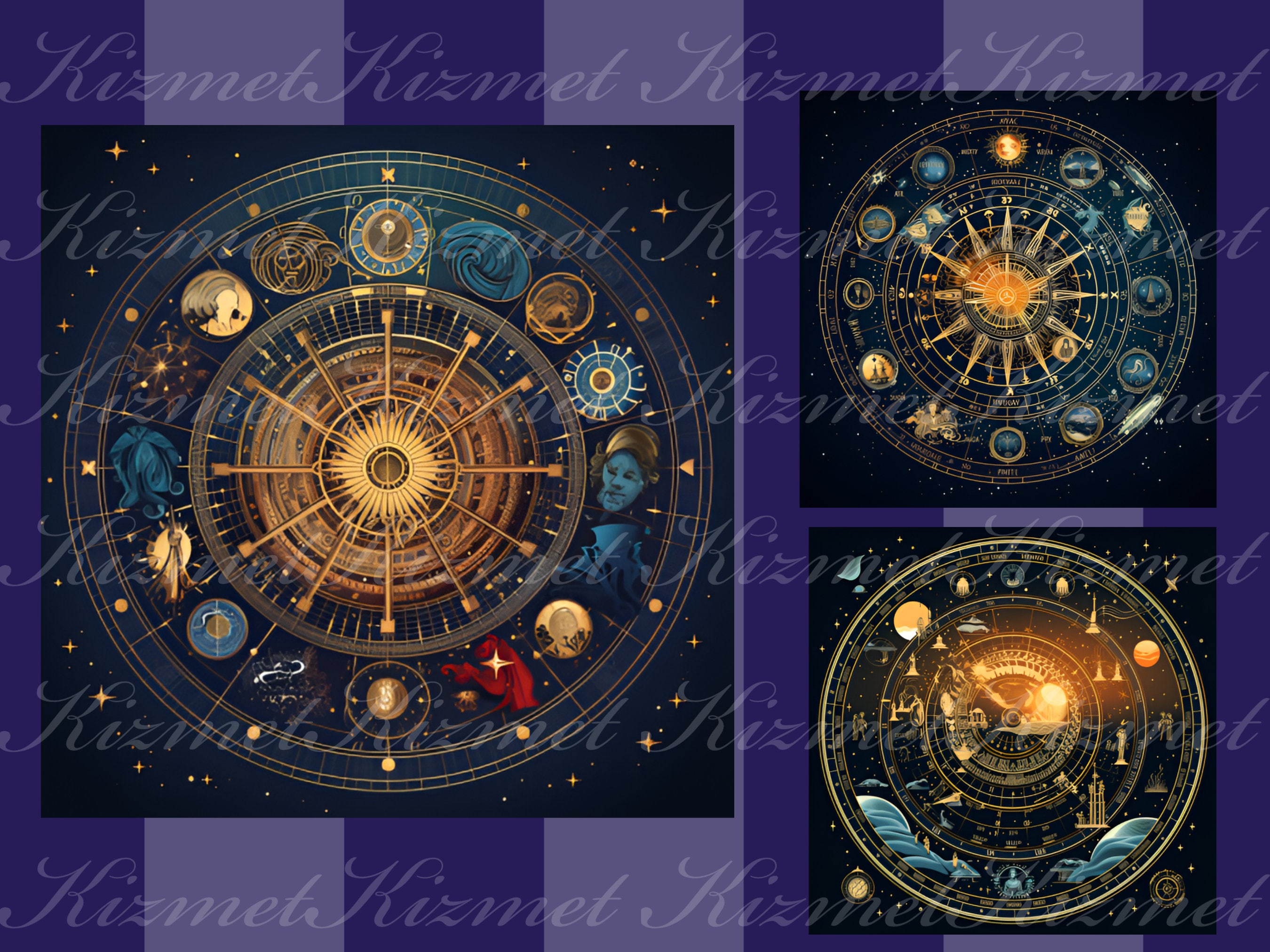Celestial Clipart Set of 20 Png Files 300 Dpi Astrology - Etsy Australia
