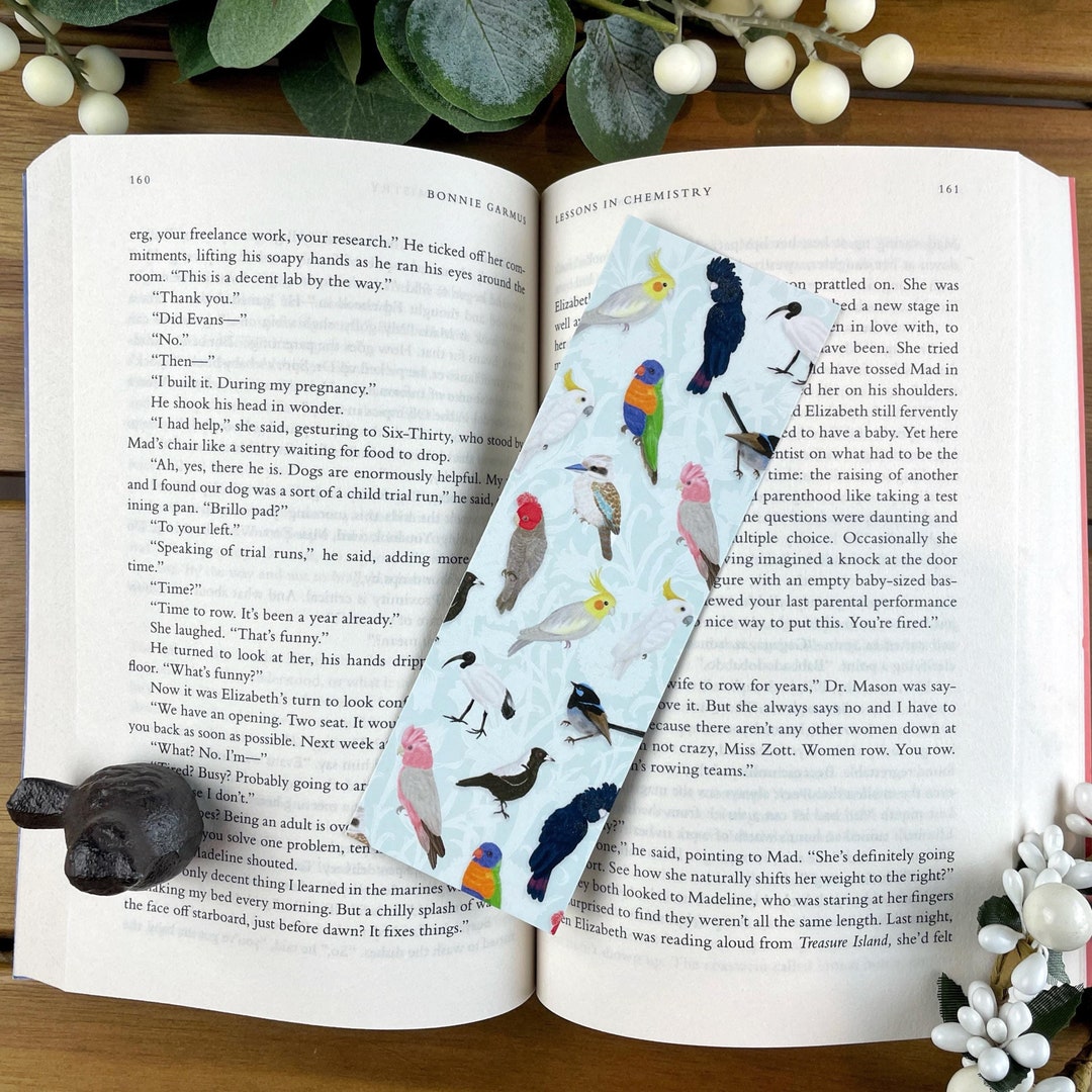 Aussie Birds Bookmark, Australian Native Fauna Bookmark - Etsy