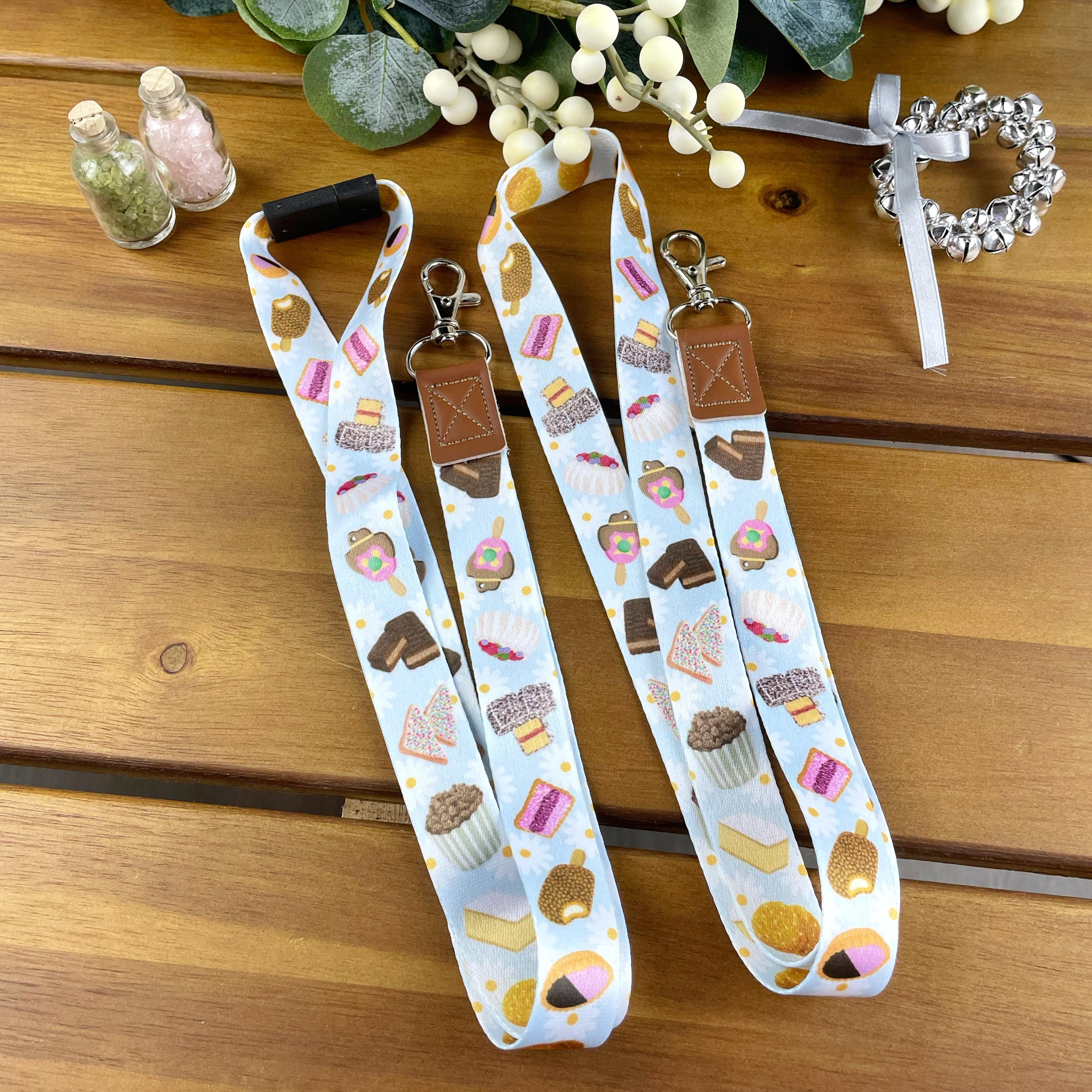 Australian Desserts Lanyard, Aussie Sweets Treats Food Design - Etsy