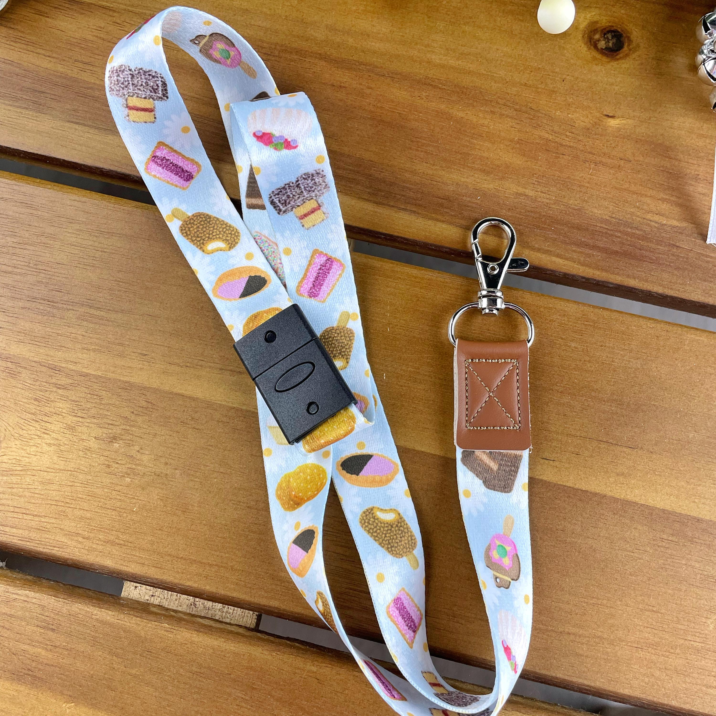 Australian Desserts Lanyard, Aussie Sweets Treats Food Design - Etsy