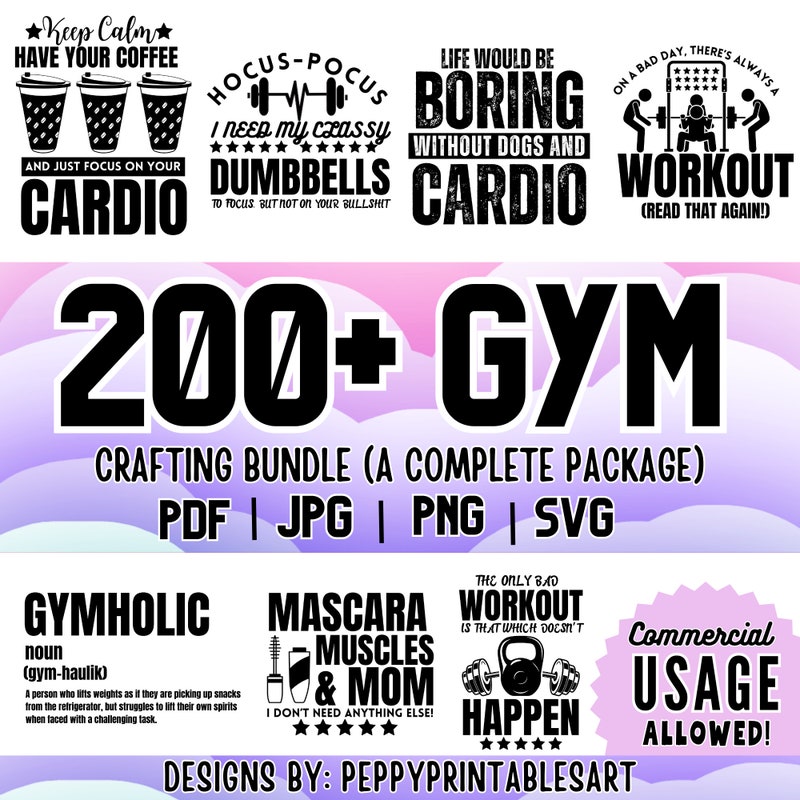 Workout Svg - Etsy