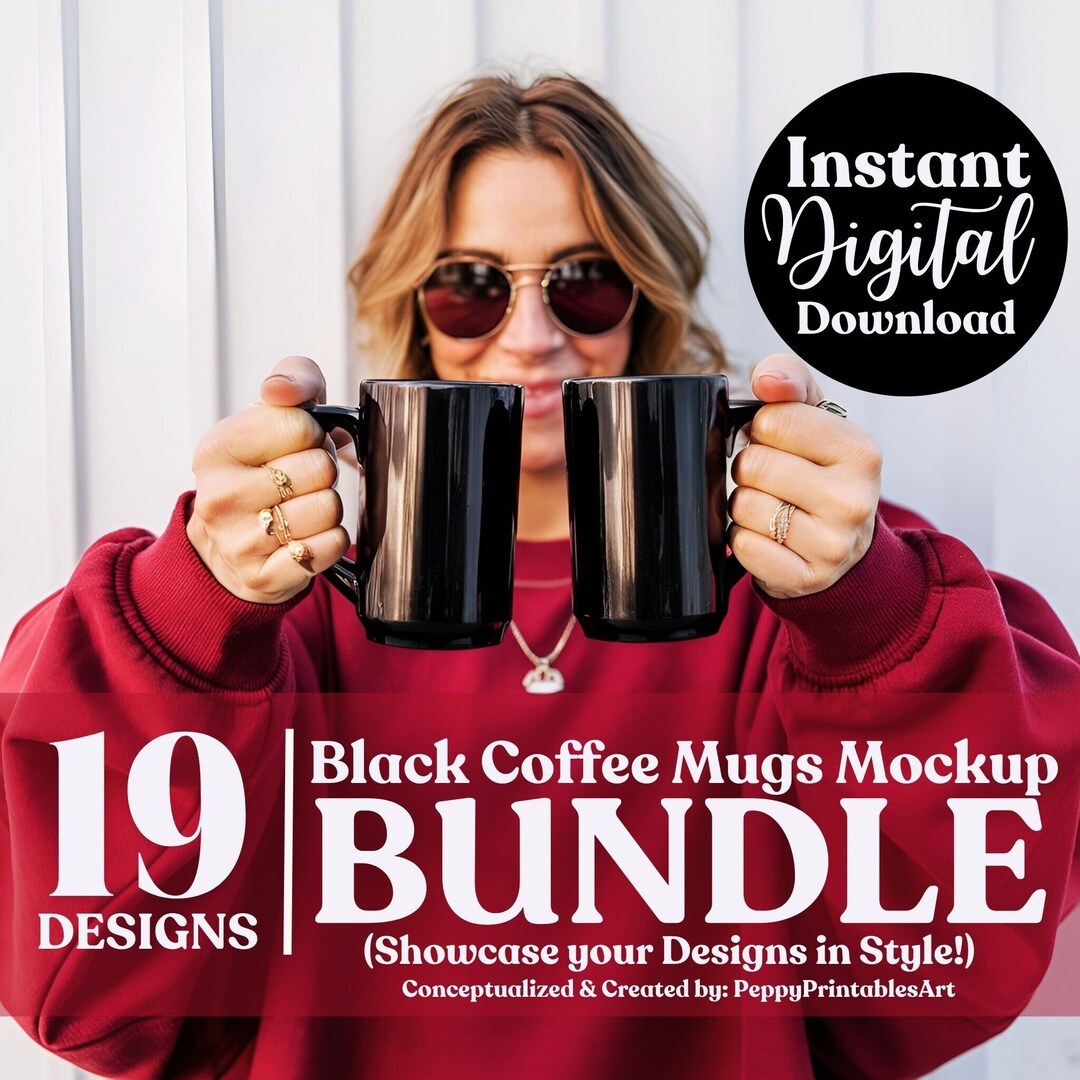 19 Coffee Mugs Mockup Bundle, Printify Mockup, Next Level Mockup ...