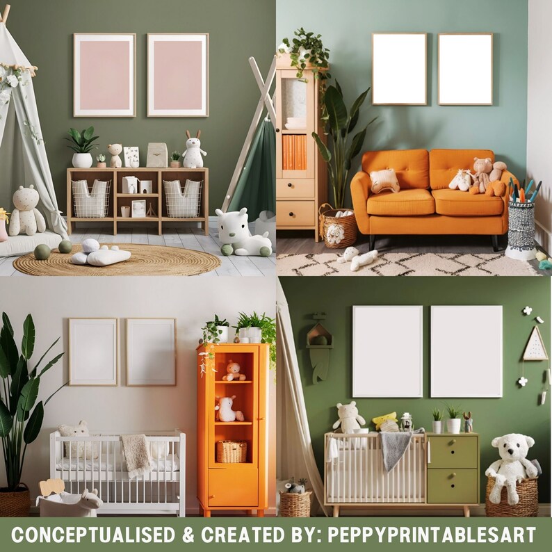 67 Printable Wall Art Frames Mega Mockup Bundle, White Wooden Gallery ...