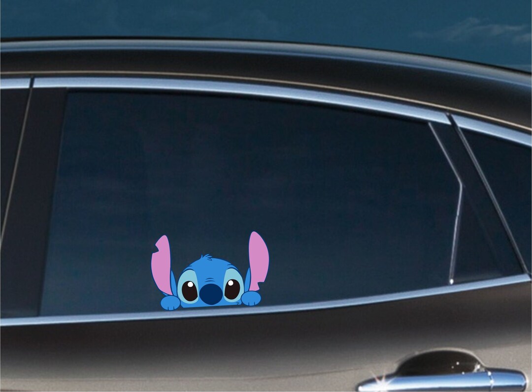 Lilo and Stitch Peeking Peek Peekabo Peekers Bumper Window - Etsy Australia