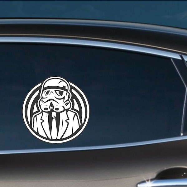 Stormtrooper Window Sticker - Etsy
