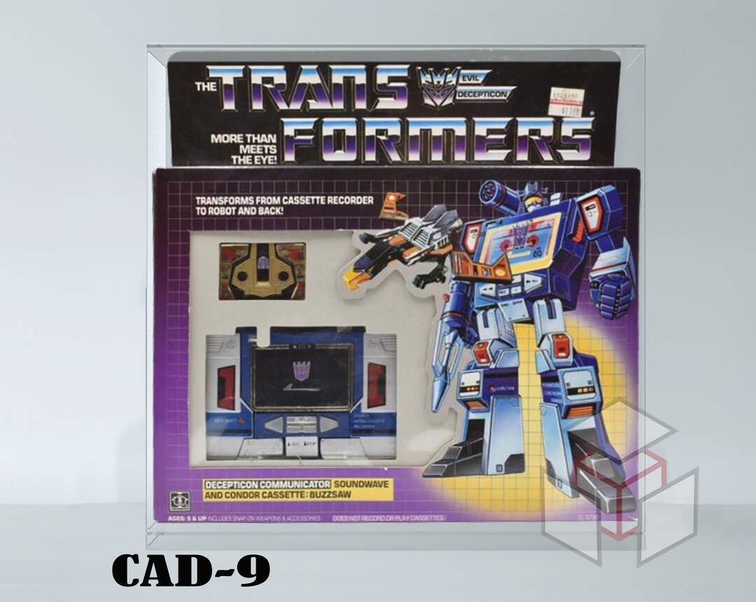 Pre-order Acrylic Display Case for Transformers HASBRO G1 Soundwave - Etsy