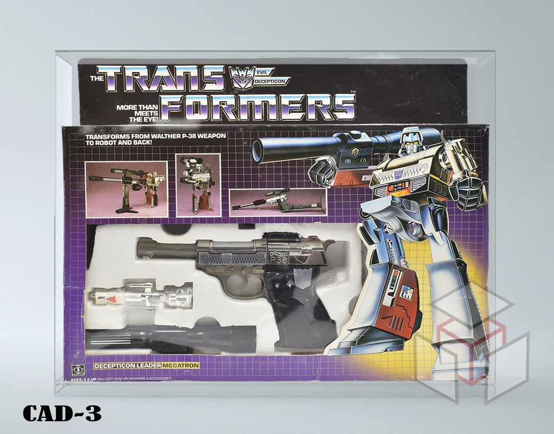 Pre-order Acrylic Display Case for Transformers HASBRO G1 Megatron in ...