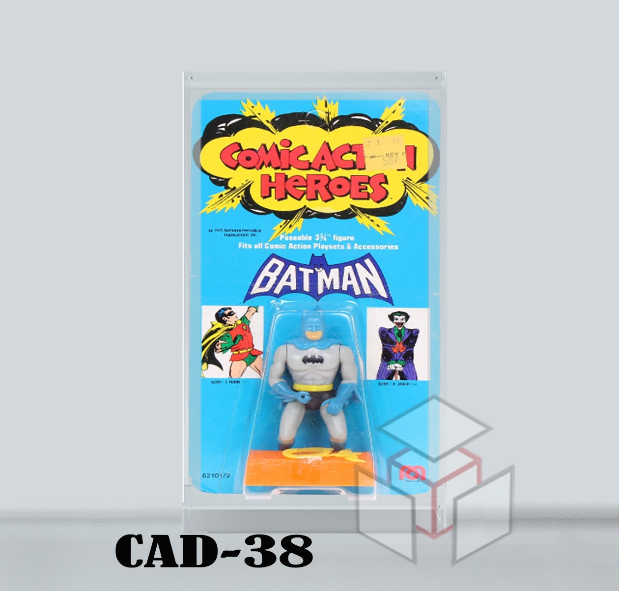 Pre-order Acrylic Display Case for Mego Comic Action Heroes Carded MOC ...