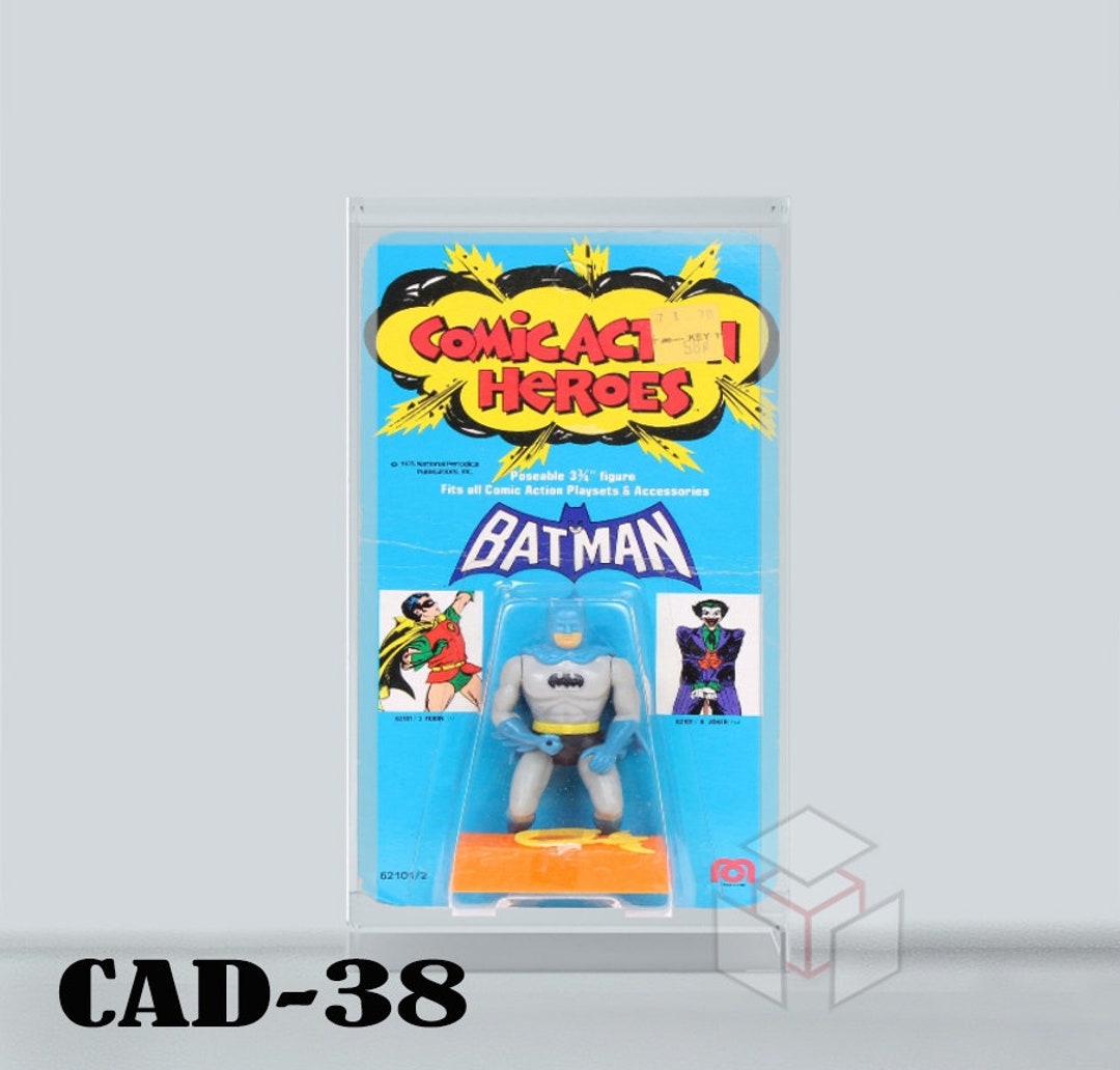 Pre-order Acrylic Display Case for Mego Comic Action Heroes Carded MOC ...