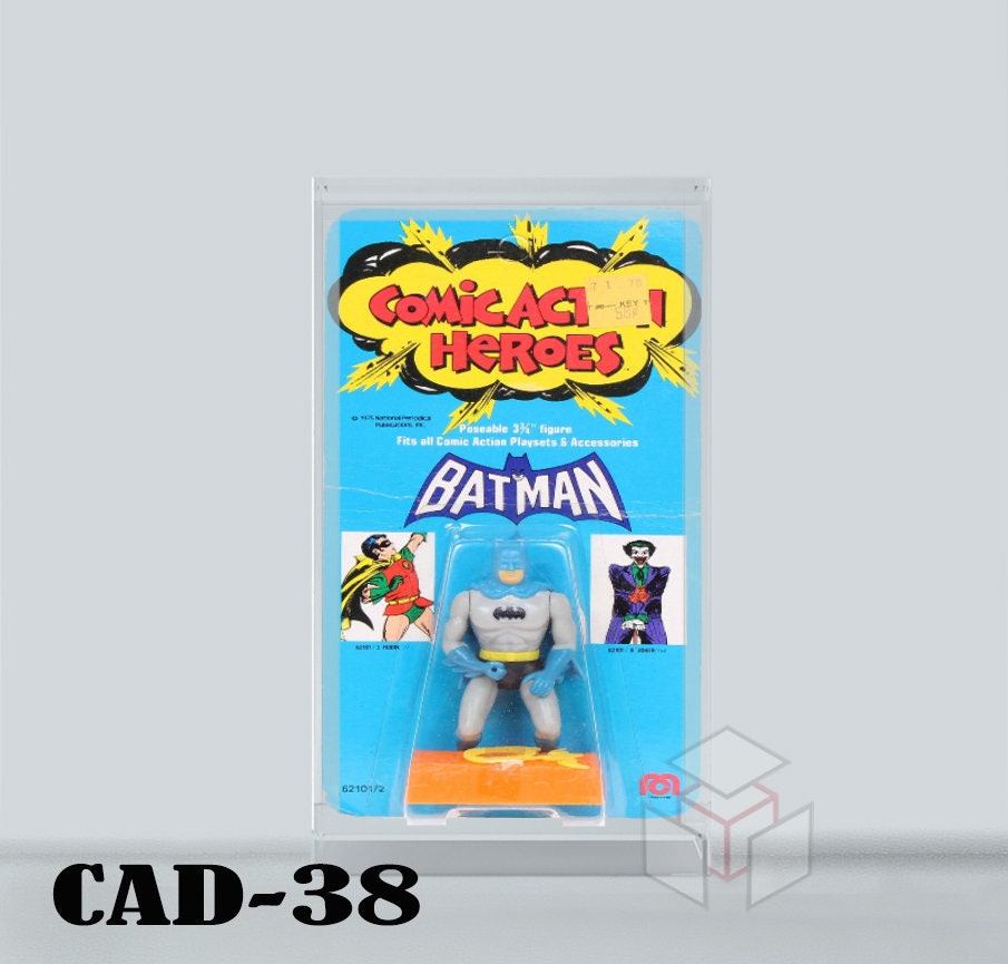 Pre-order Acrylic Display Case for Mego Comic Action Heroes Carded MOC ...