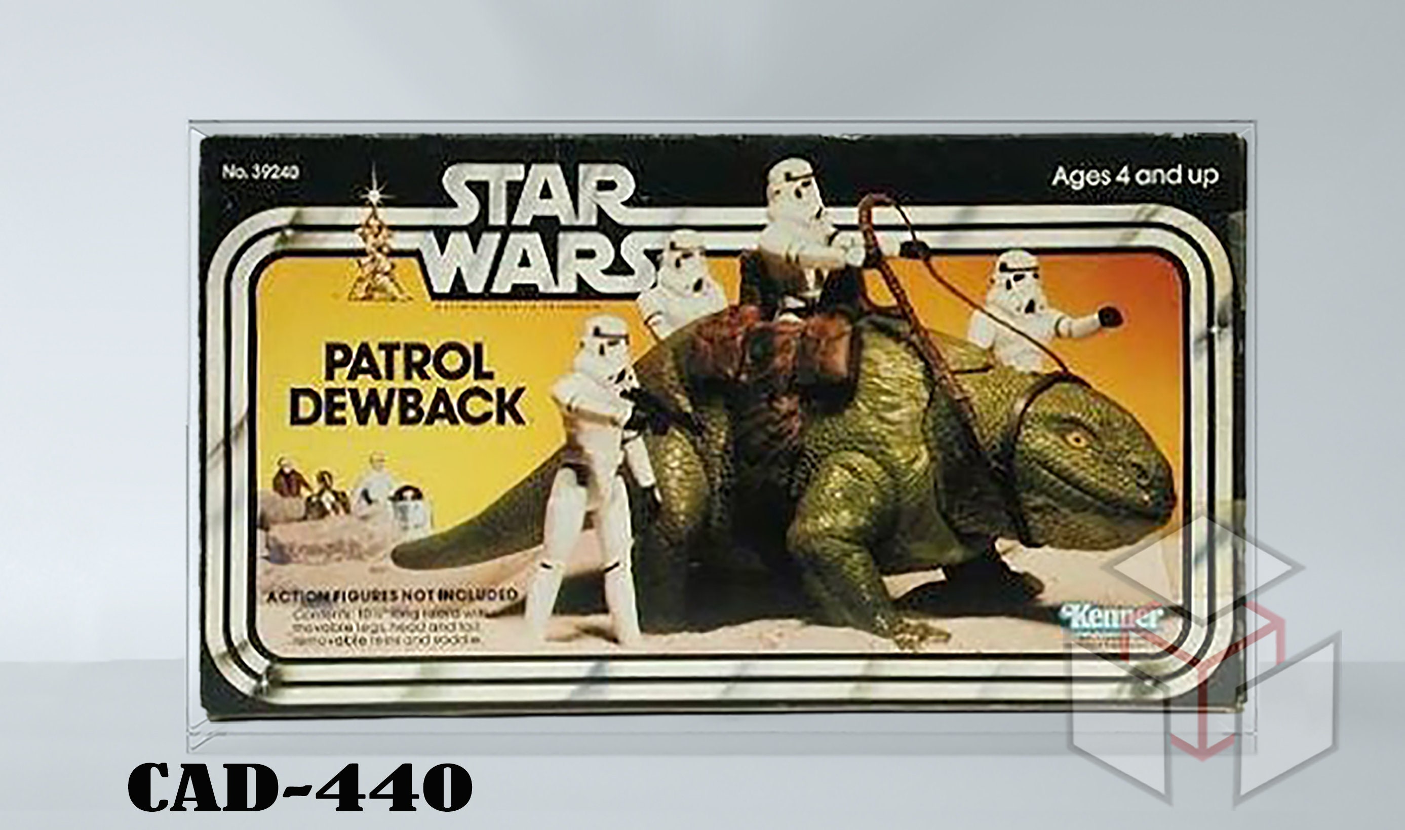 Pre-order Acrylic Display Case for Star Wars Kenner Patrol Dewback in ...