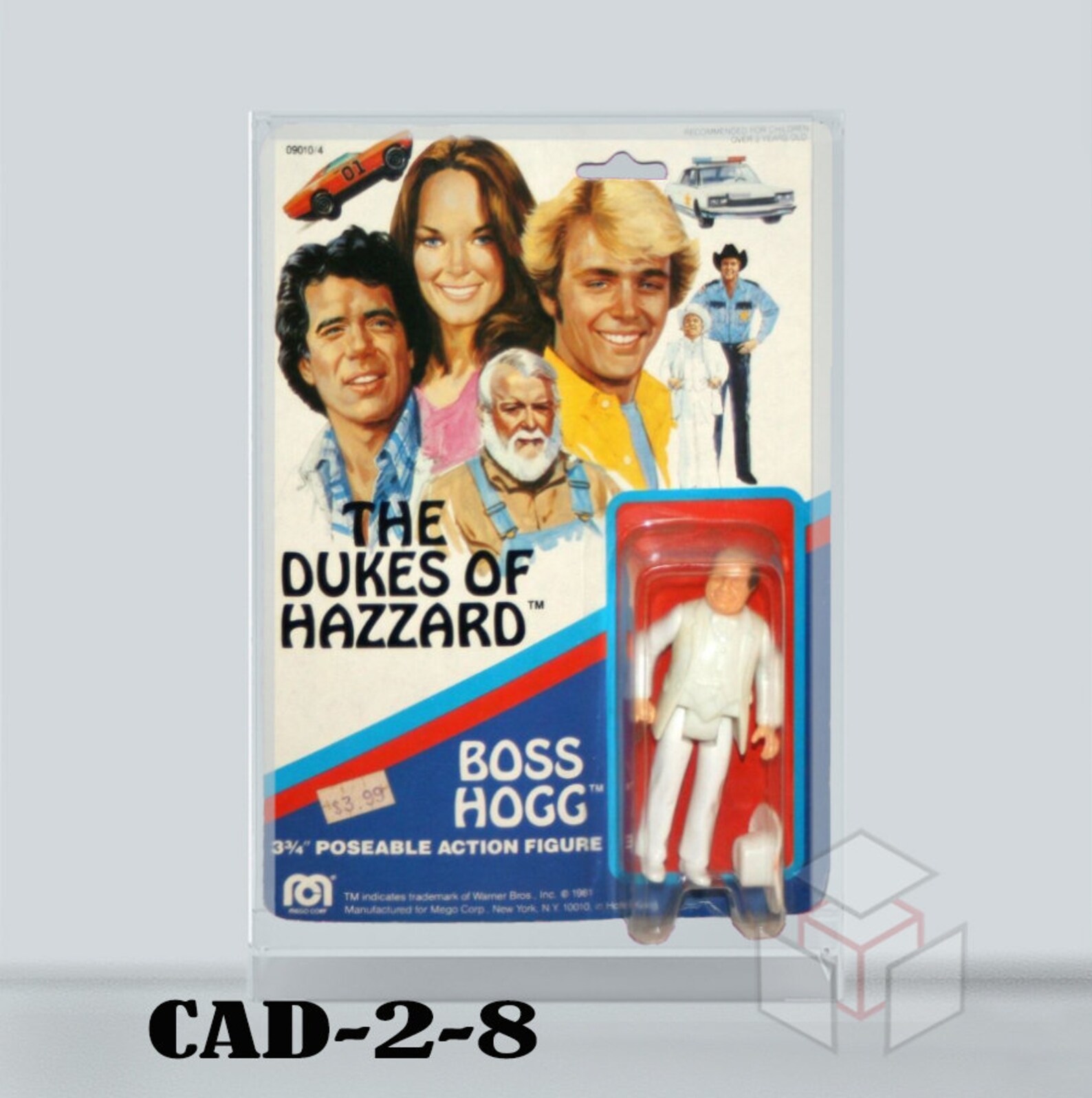 Acrylic Display Case for the Dukes of Hazzard MEGO 3'' | Etsy