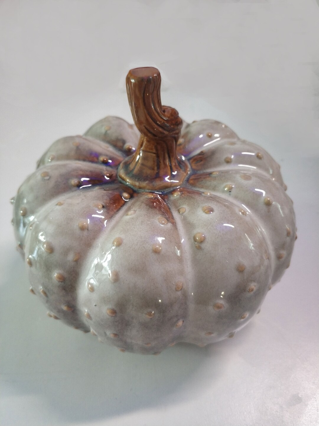 Ceramic Pumpkinceramic Statuehalloween Pumpkinhandmade - Etsy